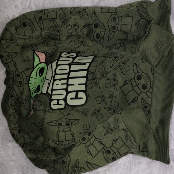 Shirts & Tops | Star Wars Baby Yoda Hooded Sweatshirt | Poshmark